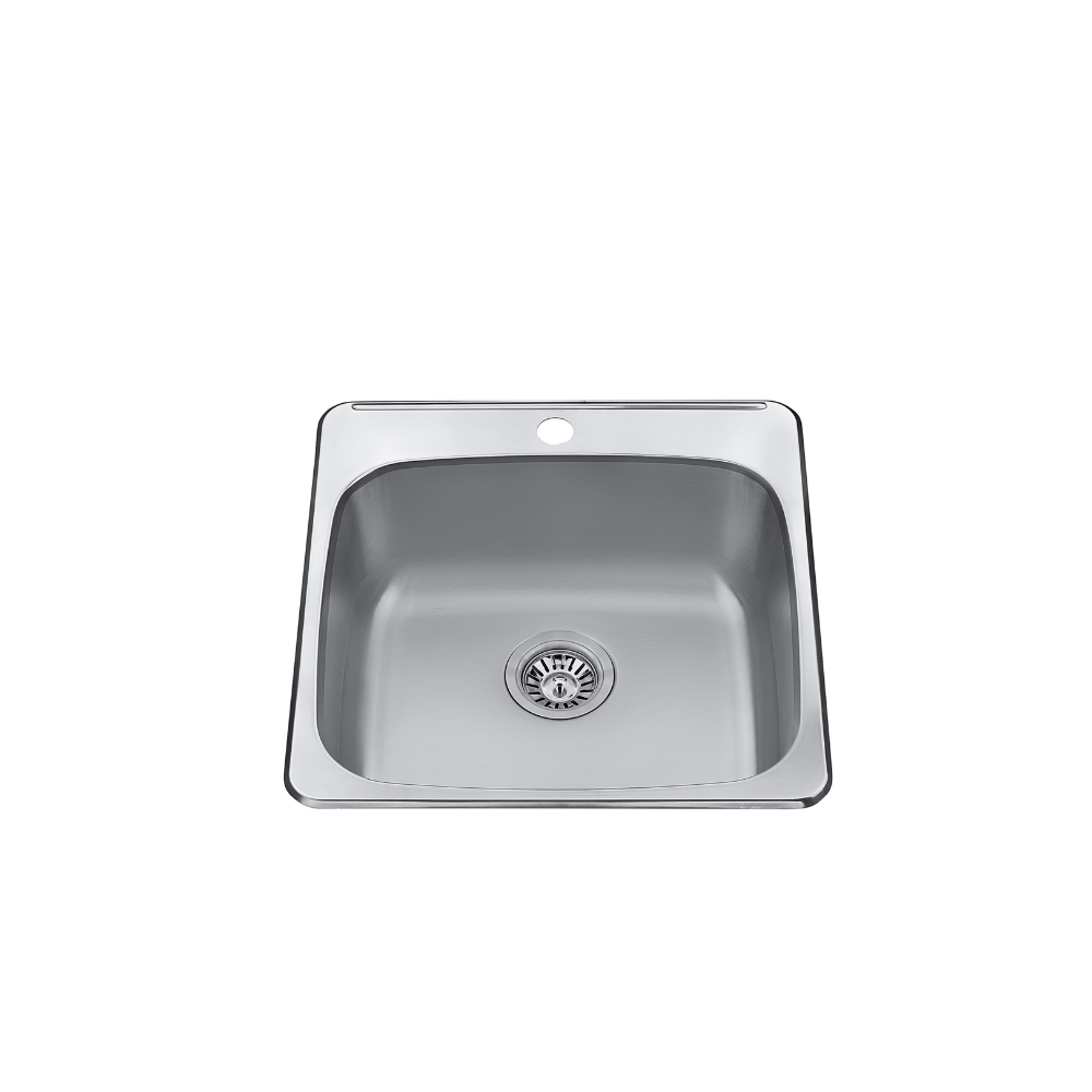 Stainless Steel Single Bowl Topmount Sink - Craftx