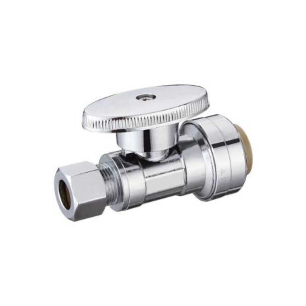 Water Supply Push-Fit Straight Stop Valve - Craftx